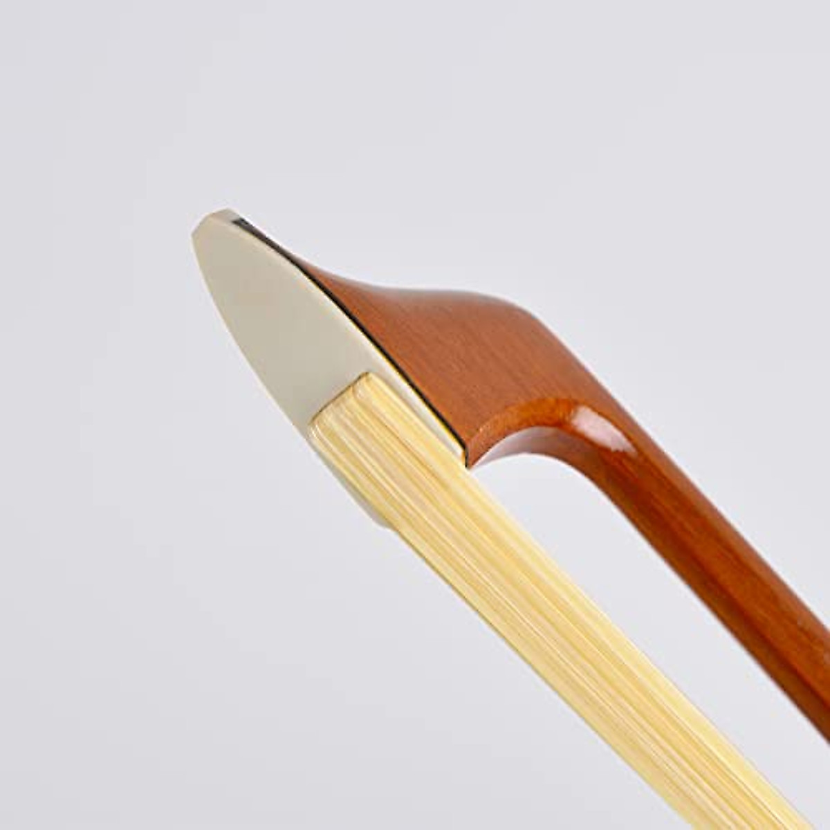 WinsterBow Brazilwood Ebony Violin Viola Cello Bow Full Size Ebony Frog with Natural Horsehair (viola Bow 4/4)