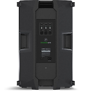 Mackie Thump215 1400W 15" Powered PA Loudspeaker System (Pair) Bundle with Auray SS-47S-PB Steel Speaker Stands, Carrying Case, and 2X 20 XLR-XLR Cable