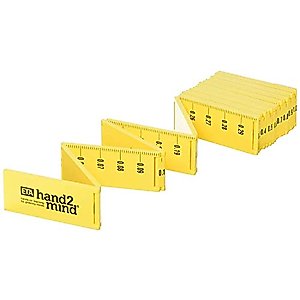hand2mind Folding Fraction and Decimal Number Line for Classroom, 4th Grade Math Manipulatives, Teacher Supplies, Homeschool Supplies, Fraction Manipulatives, Activity Guide (1 Set of 2)