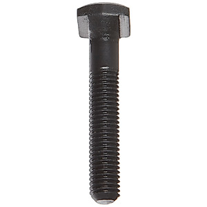 Te-Co 45210 Black Oxide Medium Carbon Steel T-Slot Bolt, 3/8"-16 TPI, 2" Thread Length, 3-1/2" Length, 13/16" x 11/16" x 3/16" Head, 3/8" Table Slot (Pack of 2)
