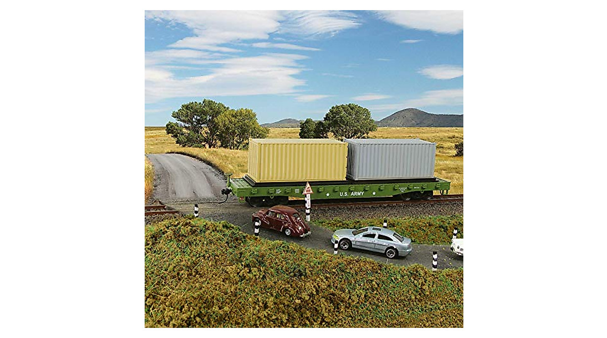 Evemodel C8741U HO Scale 52' Flat Car Transporter