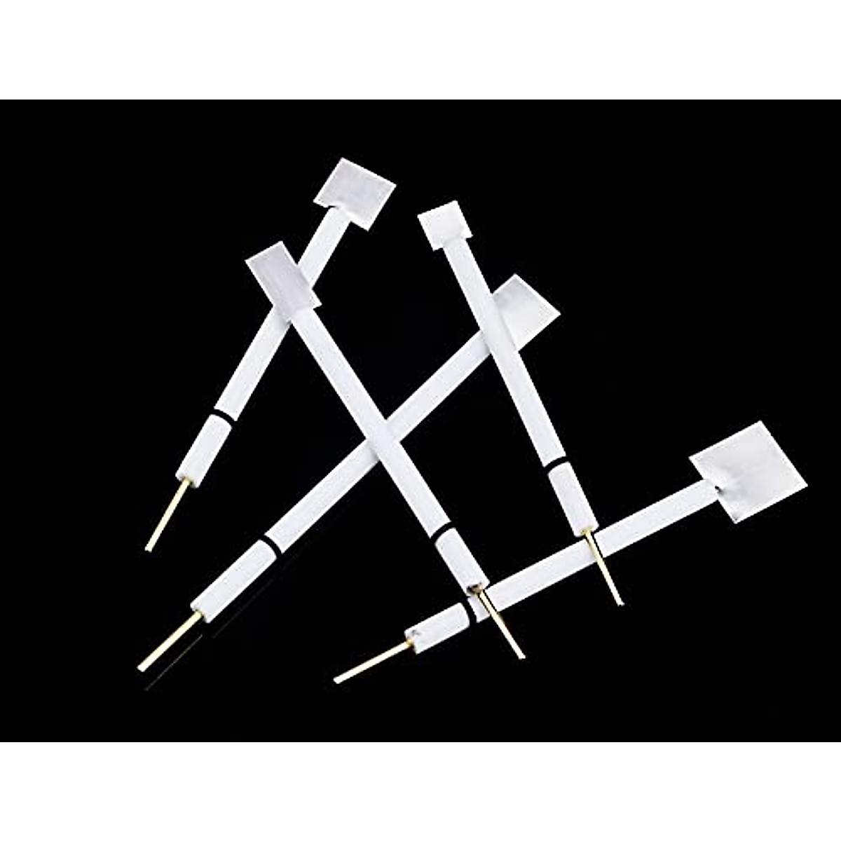Platinum Electrode, Electrochemistry Electrolytic Analysis Pt Electrodes, Purity 99.99% Platinum Plate Electrode, Coated with PTFE Insoluble Anode for Substance Analysis 1 Pcs (10X10X0.1mm)