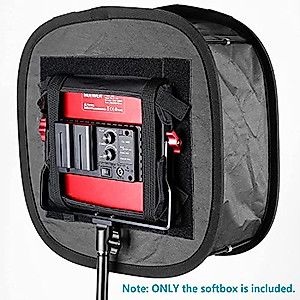 Neewer LED Light Panel Softbox for 660/530/480 LED Light - Outer 16.3'' x 6.5'', Inner 9.8'' x 8.7'', Foldable Light Diffuser with Strap Attachment and Bag for Photo Studio Portrait Video Shooting