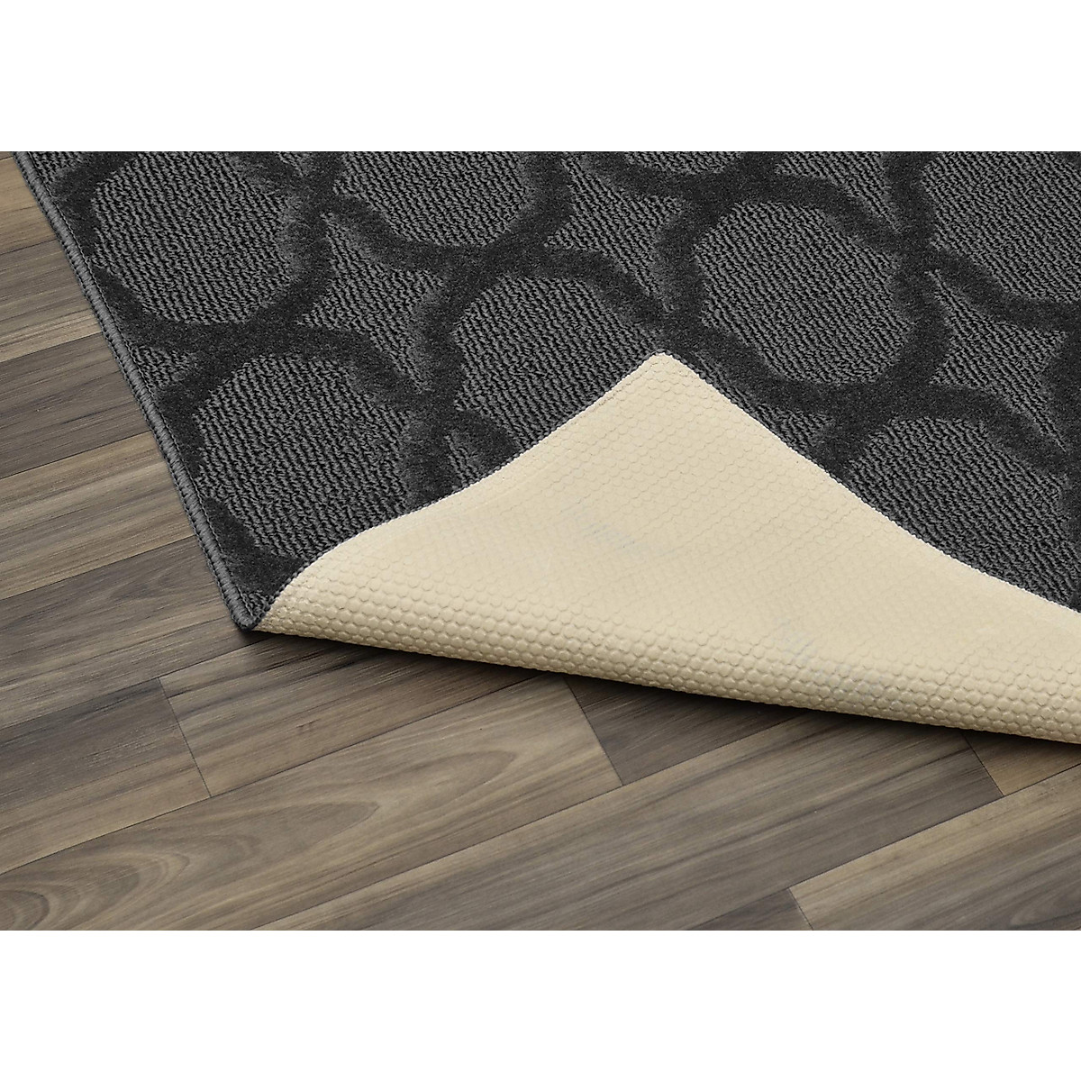 Garland Rug Sparta Non Slip Polypropylene 9 Ft. X 12 Ft. Cinder Gray Area Rug- Ideal for Living Rooms & Hallways, Stylish & Durable for High-Traffic Areas