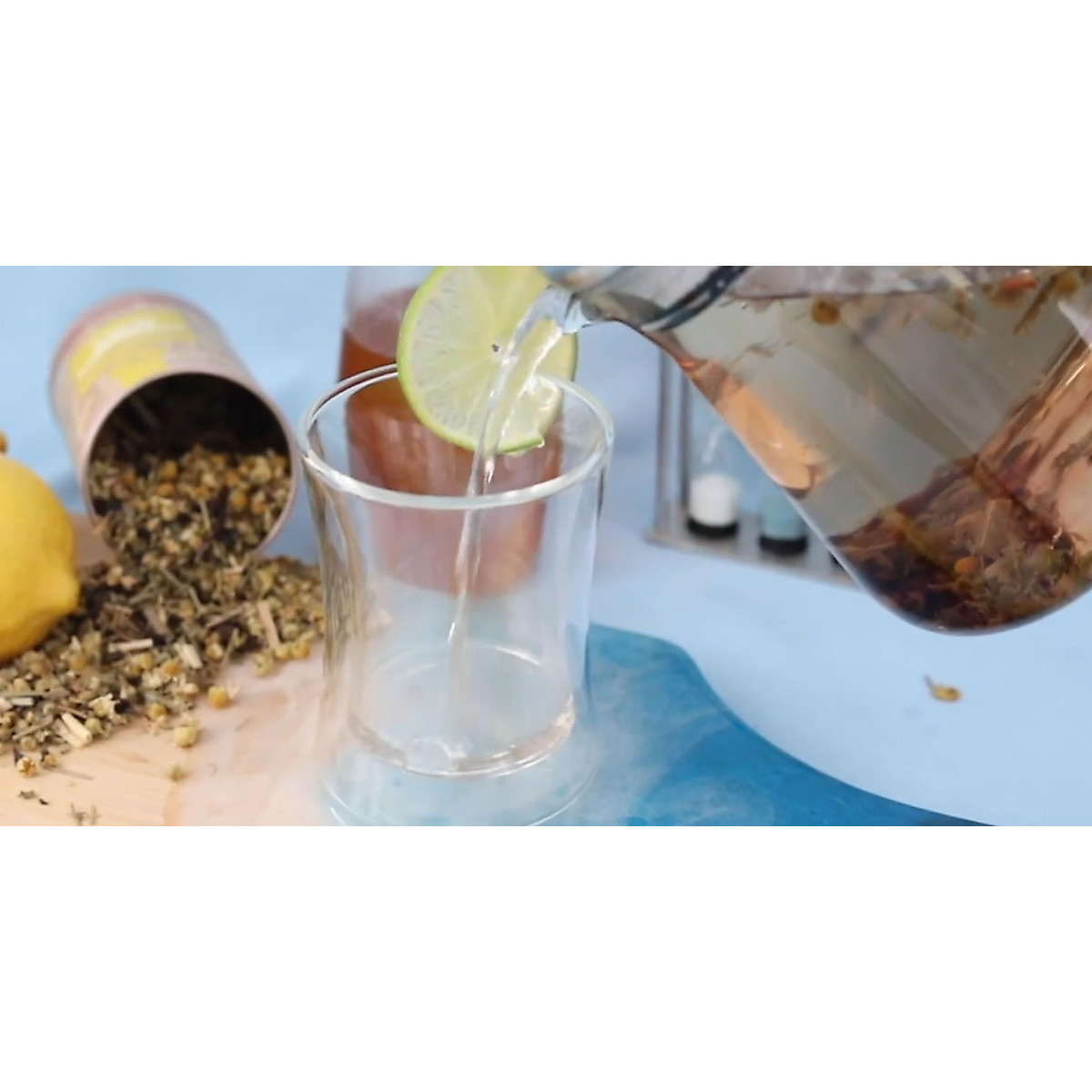 Teabloom One-Touch Tea Maker, 2-in-1 Teapot and Kettle with Stainless Steel Filter Lid for Loose Tea – Stain-free Borosilicate Glass Tea Pot (15 Oz) – Tea Connoisseur's Choice