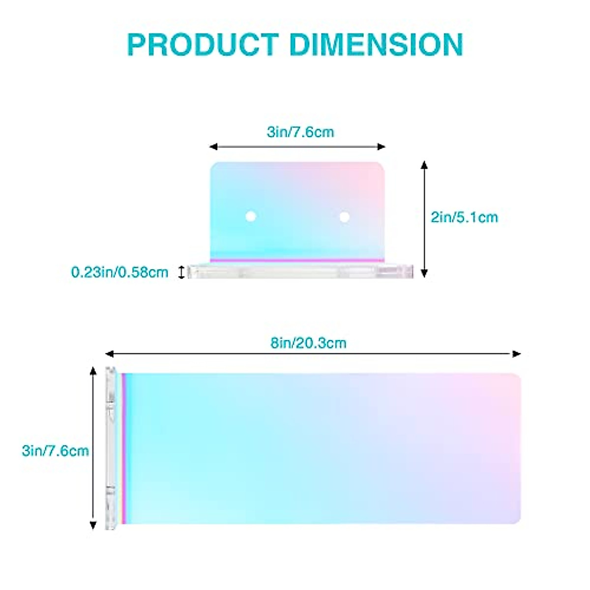 MVYAVYUS Colorful Acrylic Floating Sport Shoe Shelves, Wall Mounted Shoe Shelves, Sneaker or Shoe Box Display Shelves, Levitating Shoe Rack for Wall (10PCS)