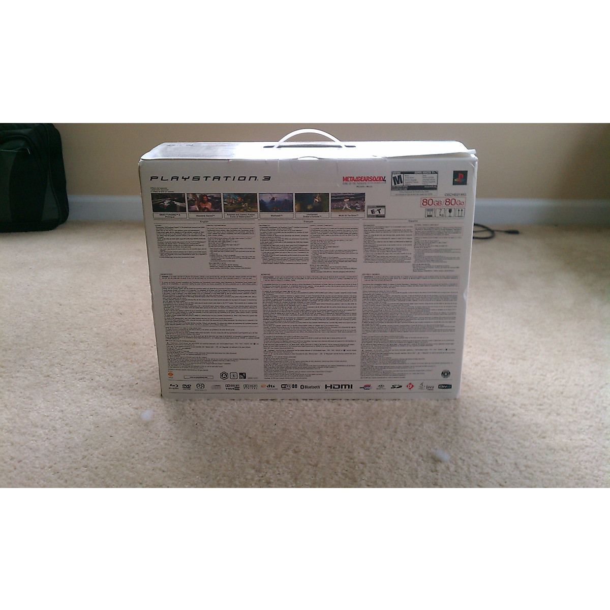 PlayStation 3 80GB Metal Gear Solid 4: Guns of the Patriots Bundle