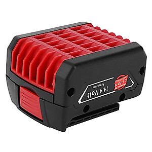Wal front BAT607 Rechargeable Lithium Ion Ni-Cd Battery Replacement 14.4V for Bosch Cordless Power Tool Cordless Drill(6000mah)