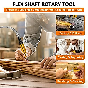 Shaft Grinder 780W Rotary Tool 500-25000RPM Rotary Carver with 0.26" 3-Jaw Chuck & Stepless Speed Foot Pedal Hanging Grinding Machine Accessories for Jewelry Polishing Grinding DIY