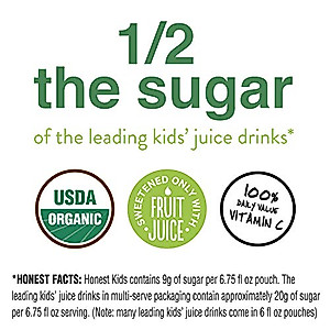 Honest Kids, Goodness Grapeness Grape Fruit Juice, 6.75 Fl Oz (pack of 8)