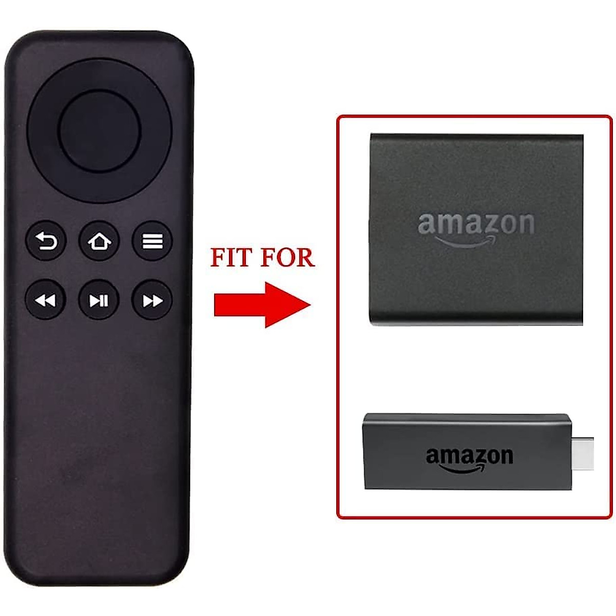 Replacement for Amazon Fire TV Stick Remote Control,Compatible with All Amazon Fire TV Box Remote Control, No Mic Voice Function