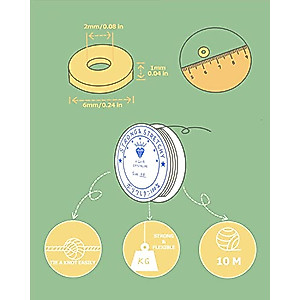 Deinduser Clay Beads 2 Boxes Bracelet Making Kit - 24 Colors Polymer Clay Beads for Bracelets Making - Jewelry Making kit with Gift Pack - Bracelet Making Kit for Girls - Heishi Disc Beads