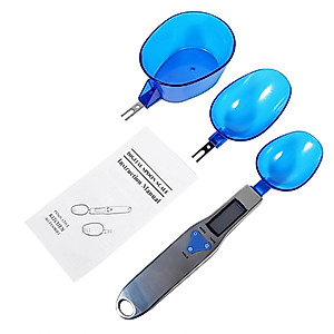 Spoon Scale Accurate Electronic Digital Weighing Spoon Kitchen Measuring Tool 500/0.1g for Portioning Tea Flour Spices Medicine