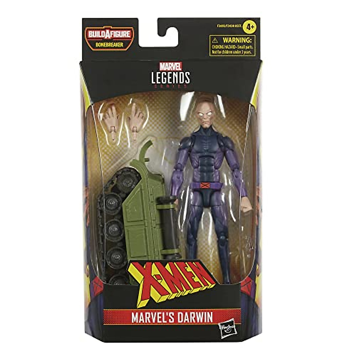 Marvel Legends Series X-Men Darwin Action Figure 6-Inch Collectible Toy, 4 YEARS+, 2 Accessories and 1 Build-A-Figure Part
