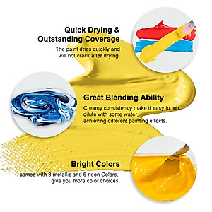 HIMI Gouache Paint Set, 56 Colors×30ml, Unique Jelly Cup Design, Non-Toxic, Gouache Paint for Canvas Watercolor Paper - Perfect for Beginners, Students, Artists