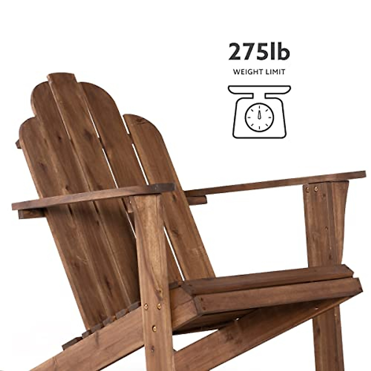 Linon Woodstock Rocking Chair, Teak
