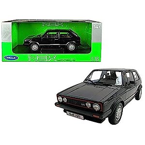 Volkswagen Golf 1 GTI Black 1/18 Diecast Model Car by Welly 18039