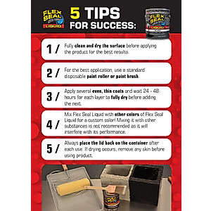 Flex Seal Liquid, 32 oz, Clear, Liquid Rubber Coating Sealant, Waterproof, Flexible, Breathable, and UV Resistant, Roof Repair, Basements, RV, Campers, Trailers, Marine, EPDM, Masonry