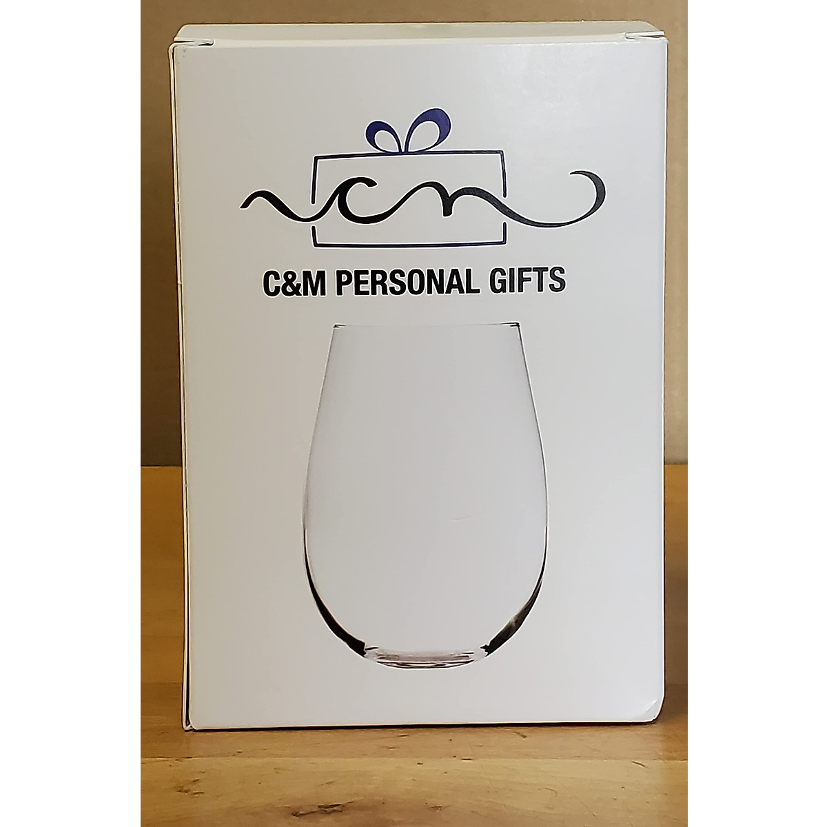 C & M Personal Gifts 17 Oz Stemless Wine Glass – Only the Best Sisters Get Promoted to Aunt Etched Water, Juice, & Wine Drinking Glass Made from Crystal Material for Women