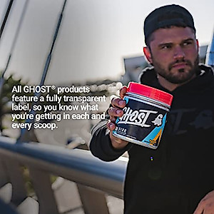 GHOST Size Muscle Builder Dietary Supplement - Mango, 30 Servings - Muscle Growth and Strength Building Supplements for Men & Women - Creatine, Betaine & Beta-Alanine - Free of Sugar & Gluten, Vegan