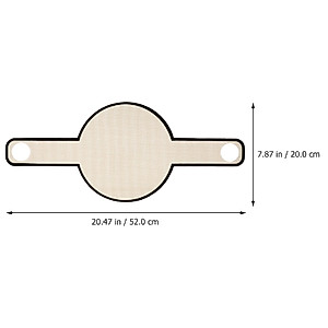 Hemoton Silicone Baking Mat Non Stick: Baking Sheet Reusable Parchment Paper Silicone Bread Sling for Dutch Oven Accessories Brown