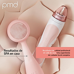 PMD Personal Microderm Pro - At-Home Microdermabrasion Machine with Kit for Face & Body -5 Piece set(Pack of 1), Blush