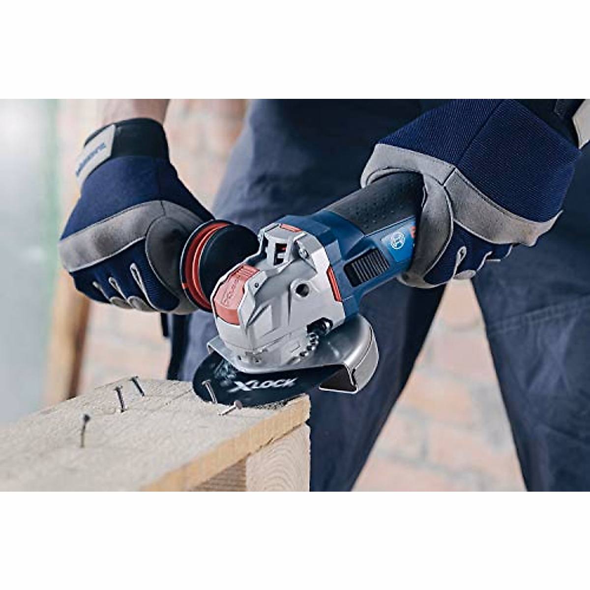 BOSCH CMWX450 4-1/2 In. X-LOCK Carbide Multi-Wheel Compatible with 7/8 In. Arbor for Applications in Cutting Wood, Wood with Nails, Plastic, Plaster