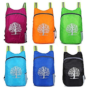 XISAOK Lightweight Outdoor Backpack,15L Folding Climbing Bags Travel Hiking Backpack Daypack for Men Women Kids