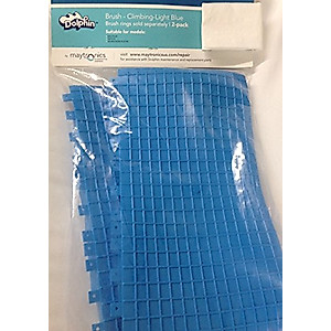 Dolphin Maytronics Genuine Nautilus Triton Climbing Brushes- Light Blue 2-Pack 6101609-R2