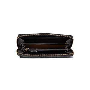 Frye Miren Patchwork Zip Wallet Black One Size