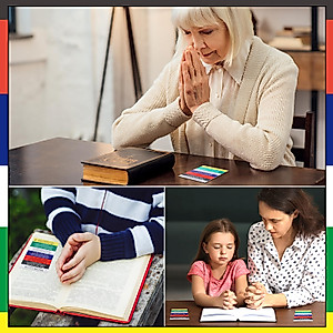 Zhanmai 400 Pcs Bulk Plan of Salvation Cards Gospel Tracts Pocket Holy Postcards Prayer Cards Christian Inspirational Bible Verses Wallet Planner Bookmark for Men Women Teens Ministering Tool