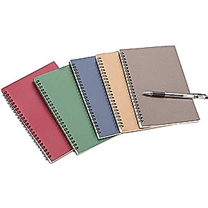 Rocutus 5pcs Colorful Spiral Notebook Student Small Study Book Spiral Notebook Small Notebook Office Simple Working Book Diary Notebook