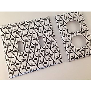 Hockey Light Switch Cover Various Sizes Offered