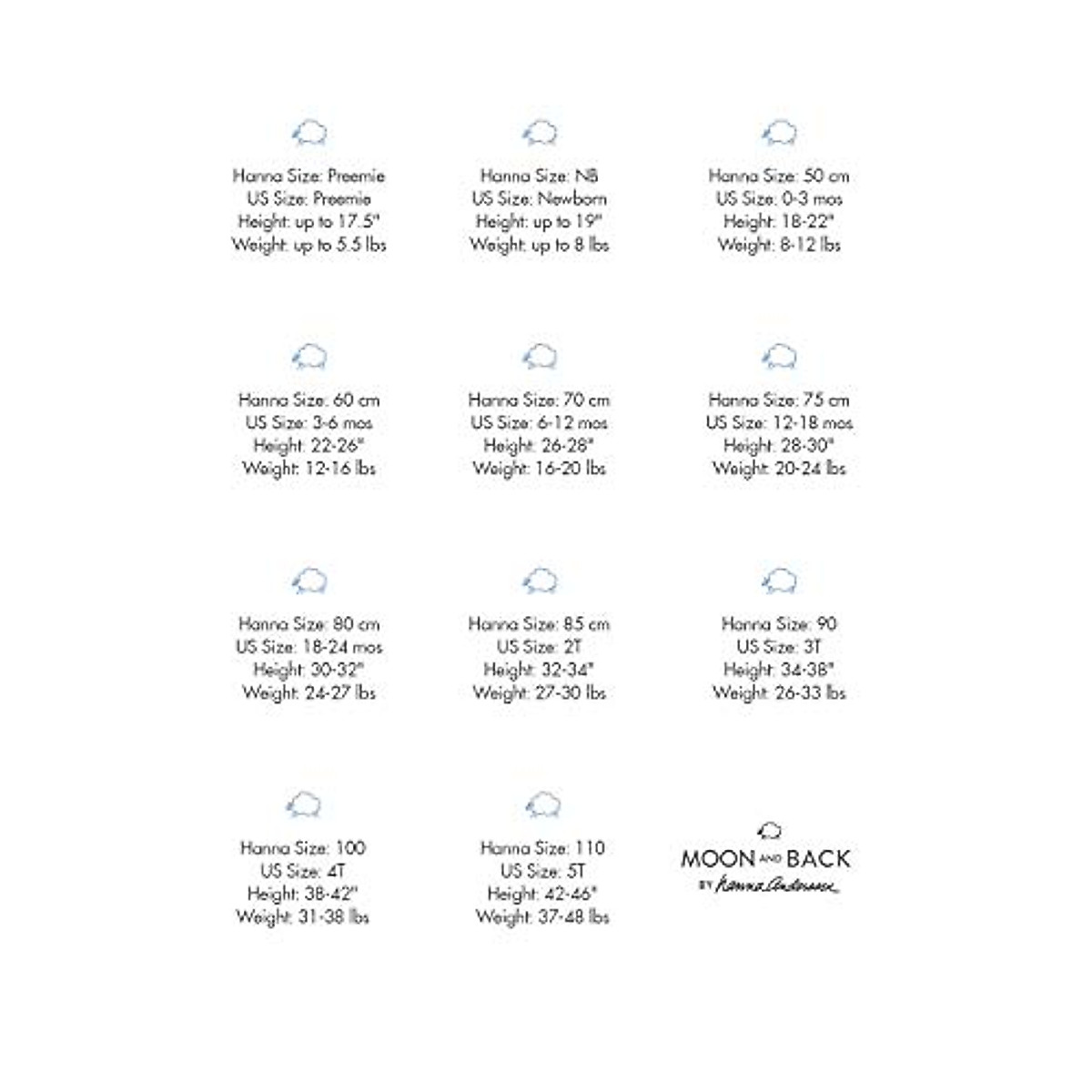 Moon and Back by Hanna Andersson Unisex Babies' one-Piece Organic Cotton Footless Pajamas, Flowers & Critters, 12-18 Months