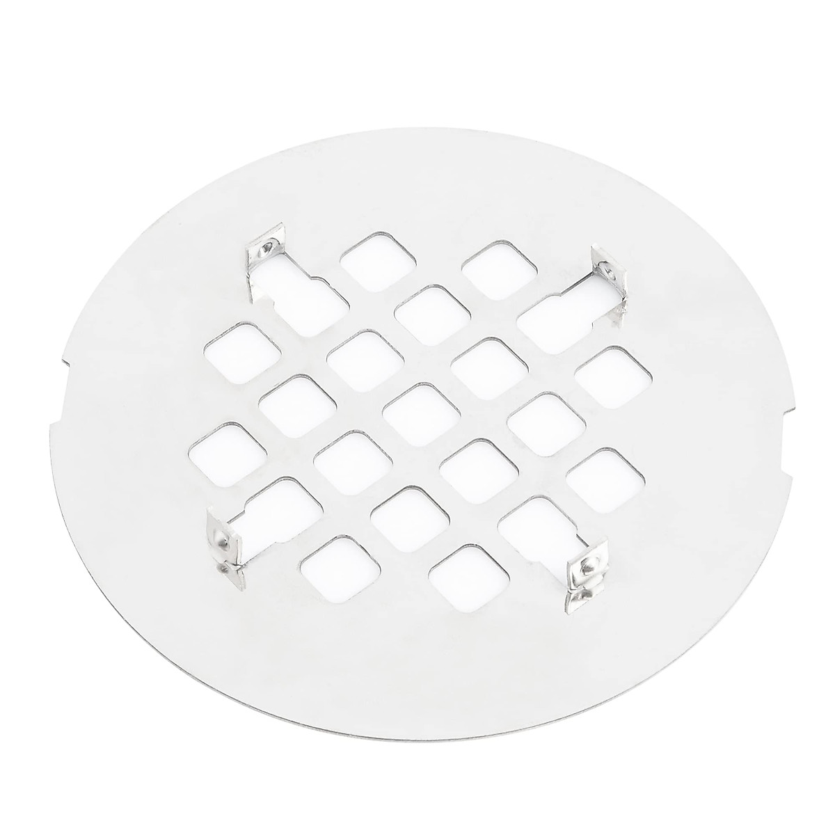 Artiwell 4-1/4” OD Snap-in Shower Drain Cover, Round Shower Drain Strainer Grid, Replacement Cover, Designed for Long-Lasting