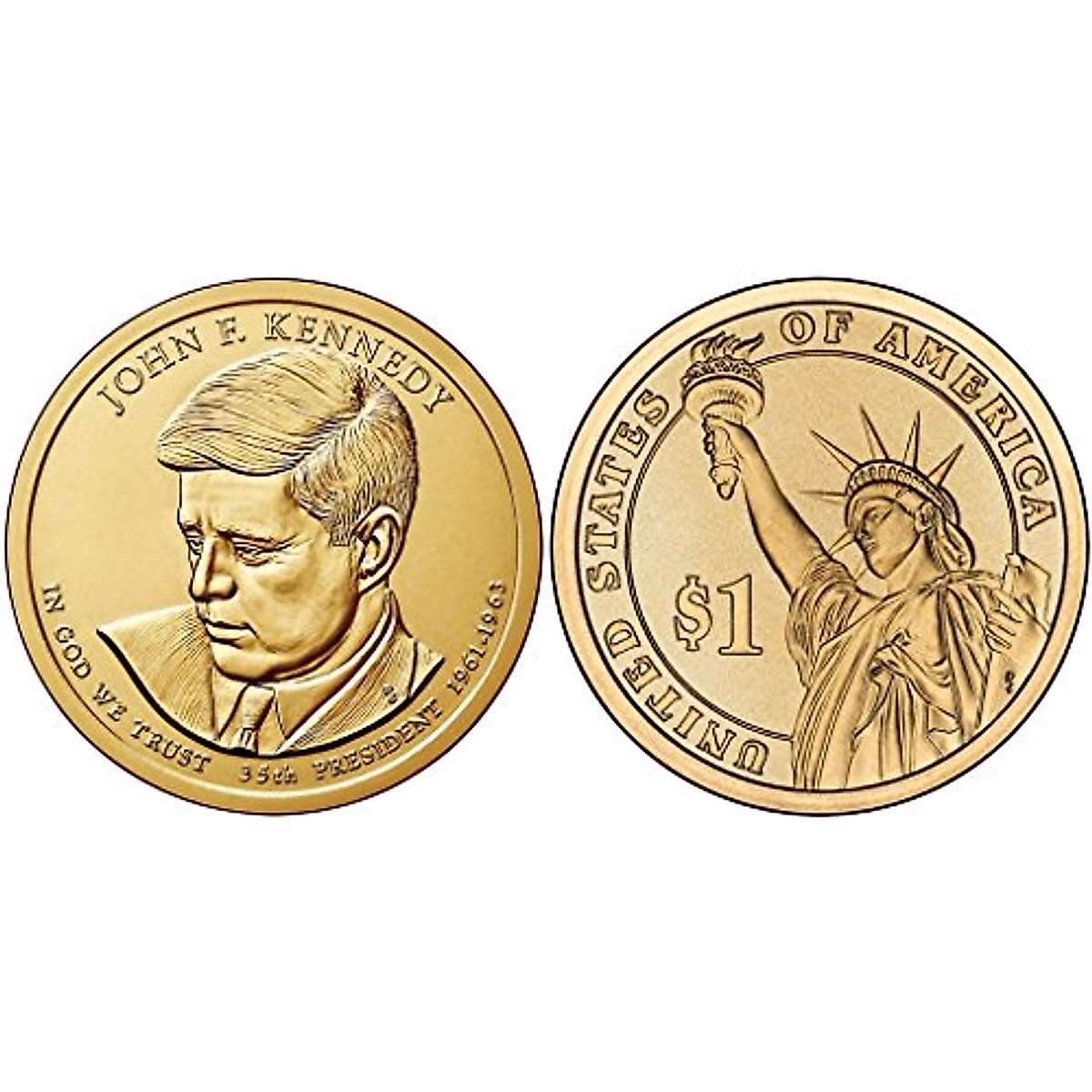2015 P, D 2 Coin - John F. Kennedy Presidential Uncirculated