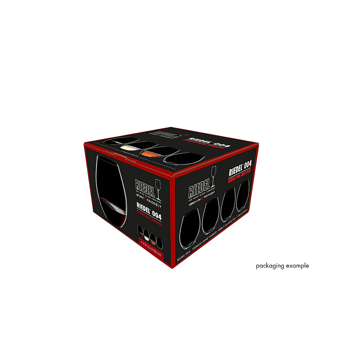 Riedel 6422/04-4 Riedel Wine Friendly Riedel 004 Tumbler, 20.1 fl oz (570 ml)