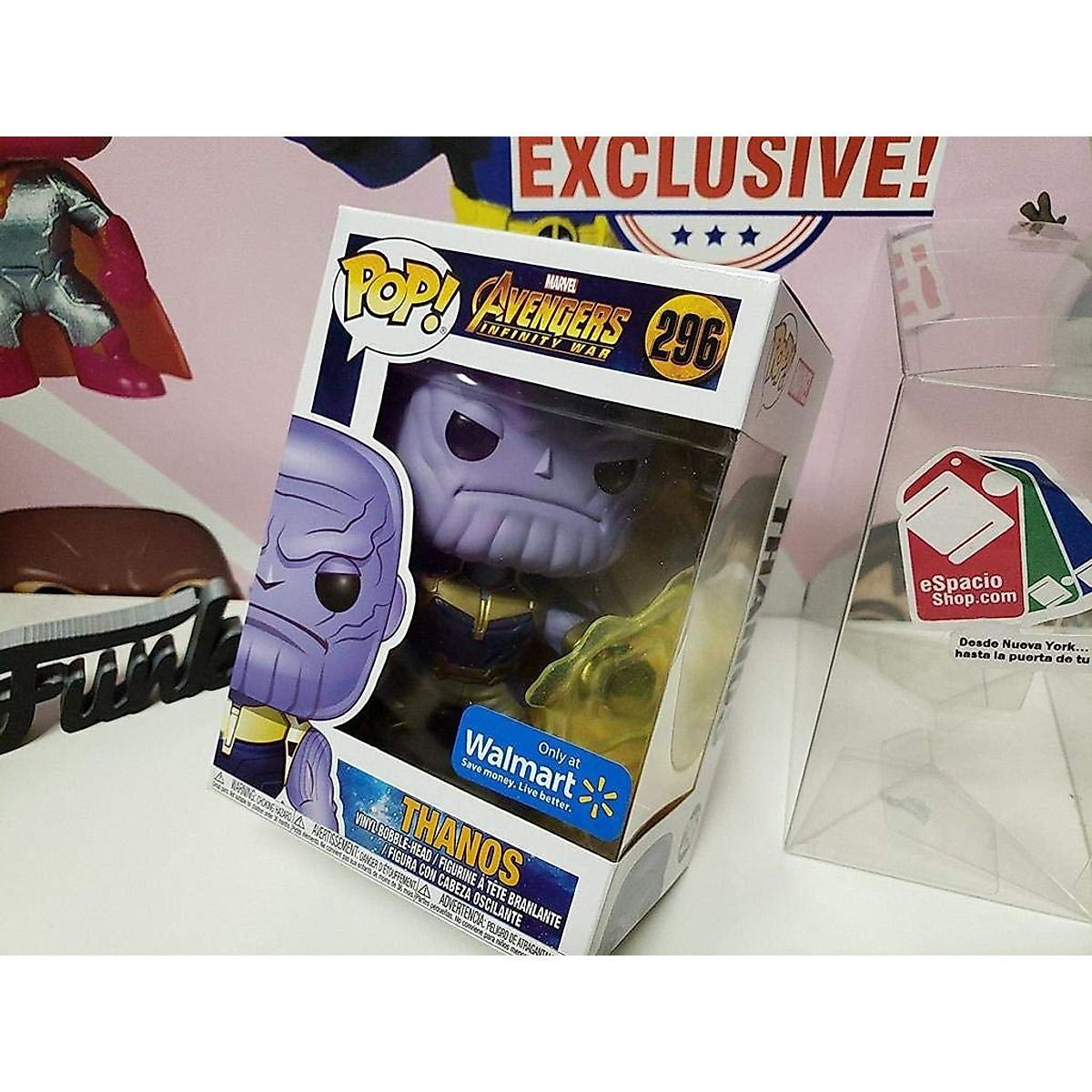 Funko Pop Avengers Infinity War Thanos Vinyl Bobblehead Variant Figure 296
