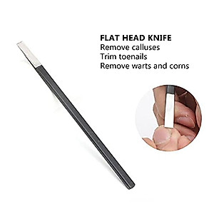 Manicure Set,Professional Pedicure Knife Set,Pedicure Kit,Dead Skin Corn Foot Callus Remover,Foot Care Tools for Travel or Home,Stainless Steel Foot File Rasp,Calluses and Dead Skin Pusher