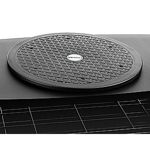 Aleratec Heavy Duty TV Stand 2-Tier | For Flat LCD/LED TV Rotating Swivel Stand 2-Tier up to 132 lbs | 20.75in x 11in | Home Theatre, Monitor, Desktop, TV & Gaming Console Stand | 360° Rotation Swivel Rack Television Stand