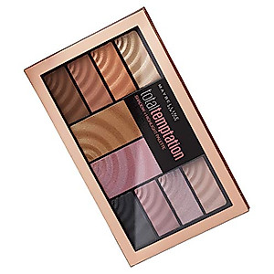 Maybelline Total Temptation Eyeshadow + Highlight Palette, 0.42 oz.