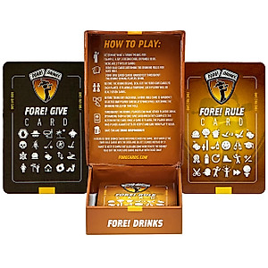 Fore! Cards 3 Game Bundle | 3 Fun & Interactive On-Course Golf Games to Suit Every Type of Golf Round | Never Play a Boring Round Again | Save Over 25%