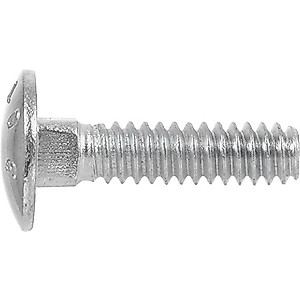 Hillman 240246 Carriage Bolt, 7/16 x 3-1/2-Inch, Steel, Zinc-Plated, Silver, 25-Pack