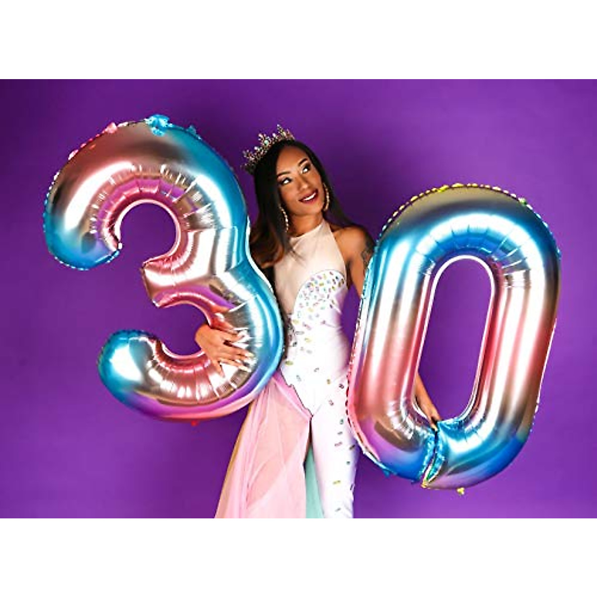 SWEETV Jeweled Baroque Queen Crown - Rhinestone Wedding Crowns and Tiaras for Women, Costume Party Hair Accessories with Gemstones,Victoria