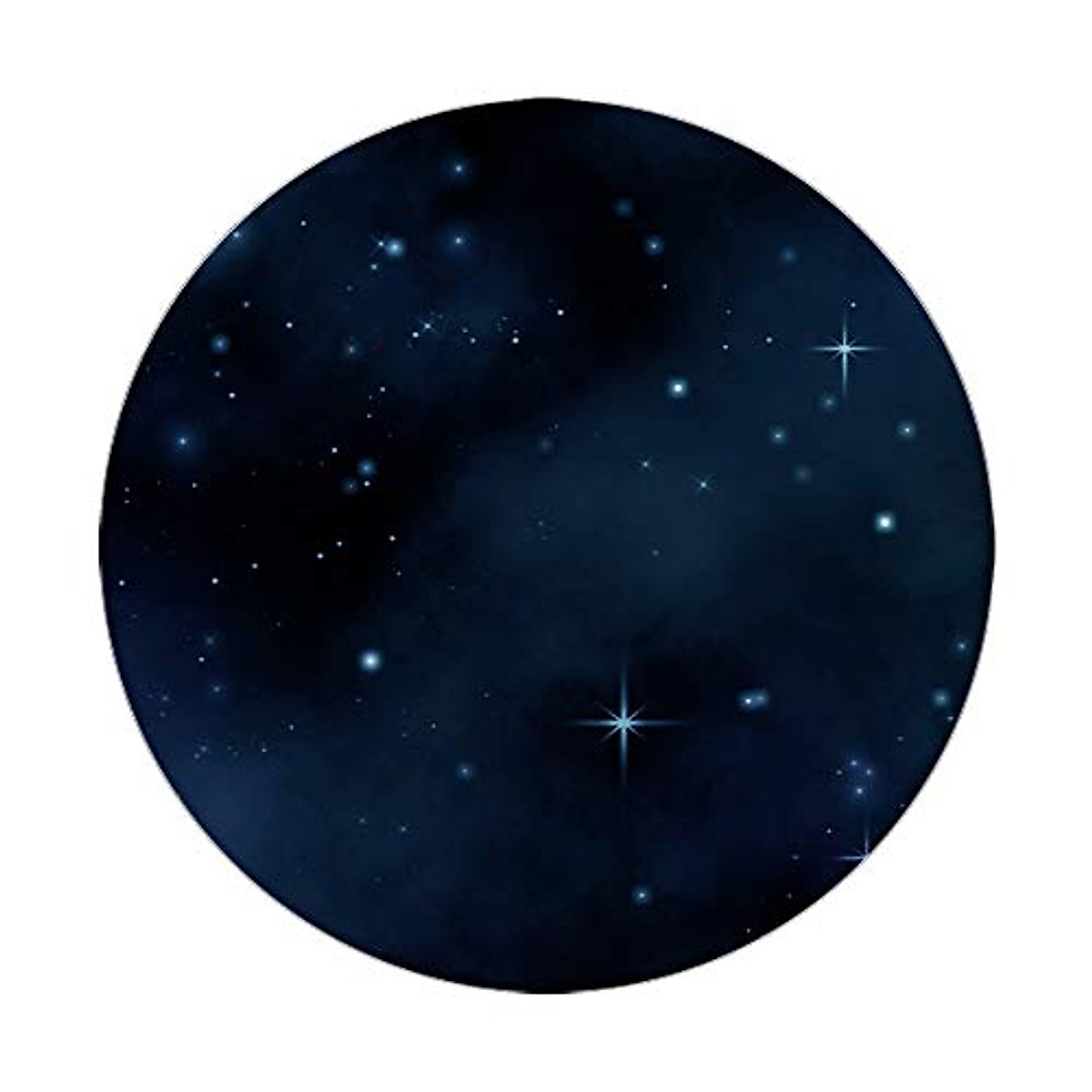 Galaxy Space in Teal Blue Cyan AEHP453 PopSockets PopGrip: Swappable Grip for Phones & Tablets