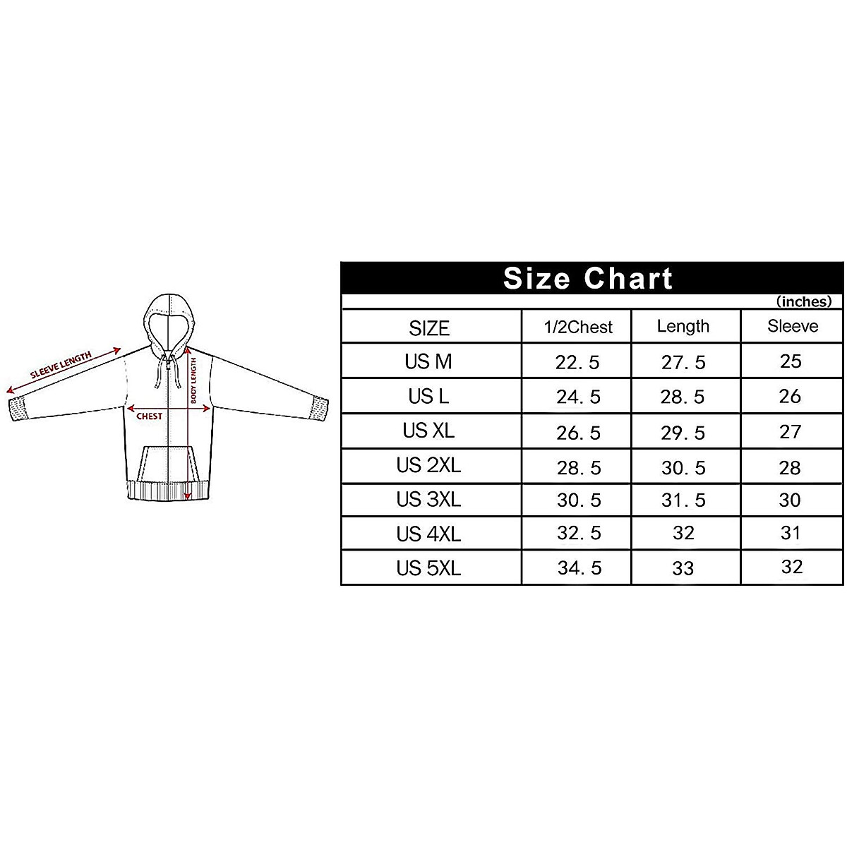 GEEK LIGHTING Hoodies for Men Heavyweight Fleece Sweatshirt - Full Zip Up Thick Sherpa Lined, Pure black XXL