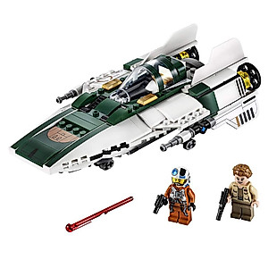 LEGO Star Wars: The Rise of Skywalker Resistance A Wing Starfighter 75248 Advanced Collectible Starship Model Building Kit (269 Pieces)