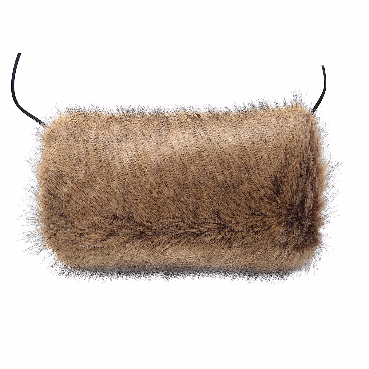 La Carrie Faux Fur Hand Muffs Women Winter Warmer Fuzzy Pouch Furry Plush Muffler Wedding Girl Kids Elegant Luxury Chic(Racoon)