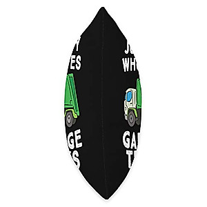 Funny Garbage Truck Gifts And Tees Just A Boy Who Loves Garbage Trucks Throw Pillow, 16x16, Multicolor