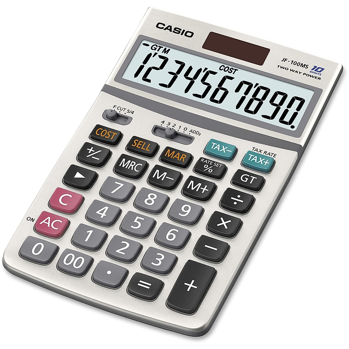 Casio Inc. JF-100BM Standard Function Calculator,Multicolor